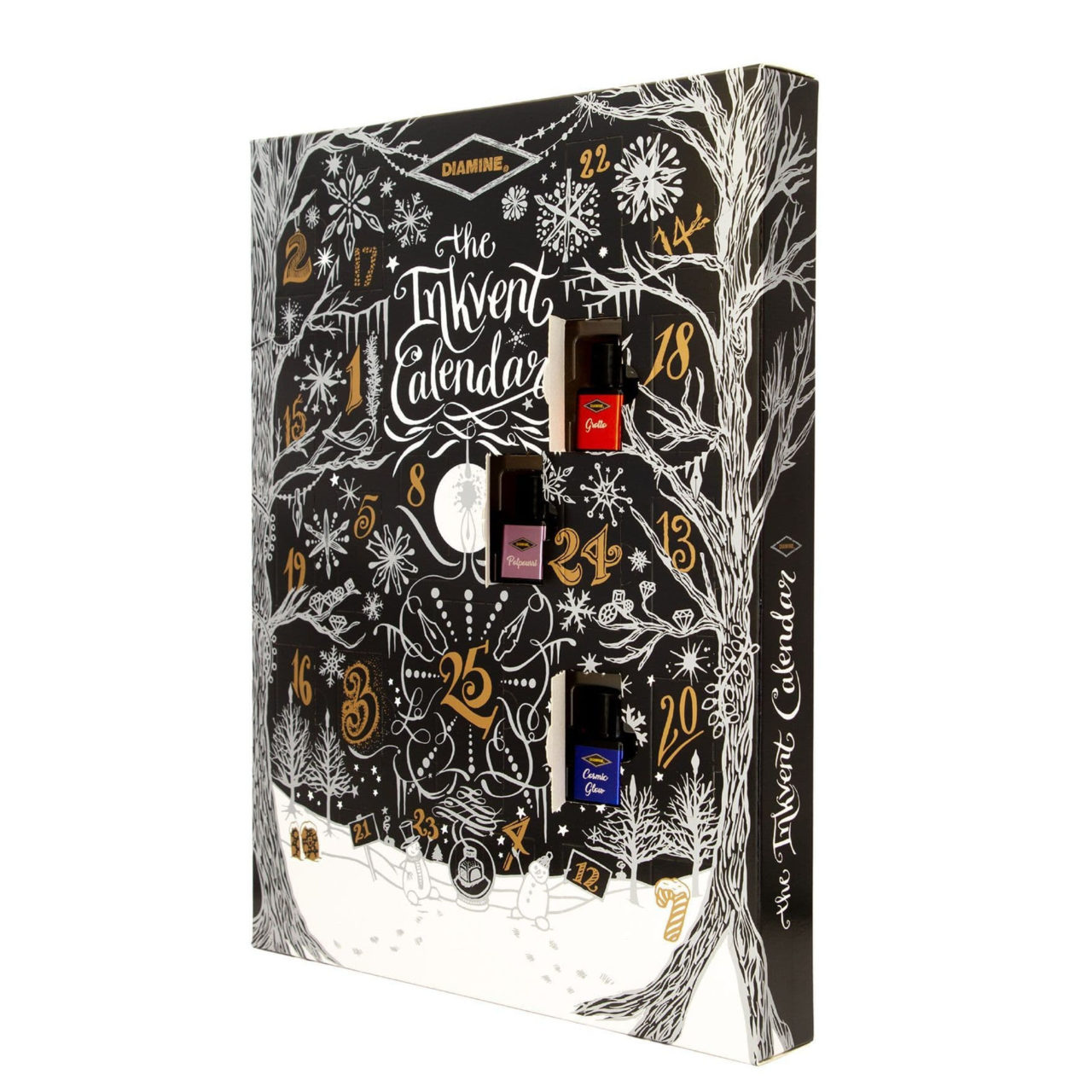 Diamine Inkvent Calendar 2024 Black Edition